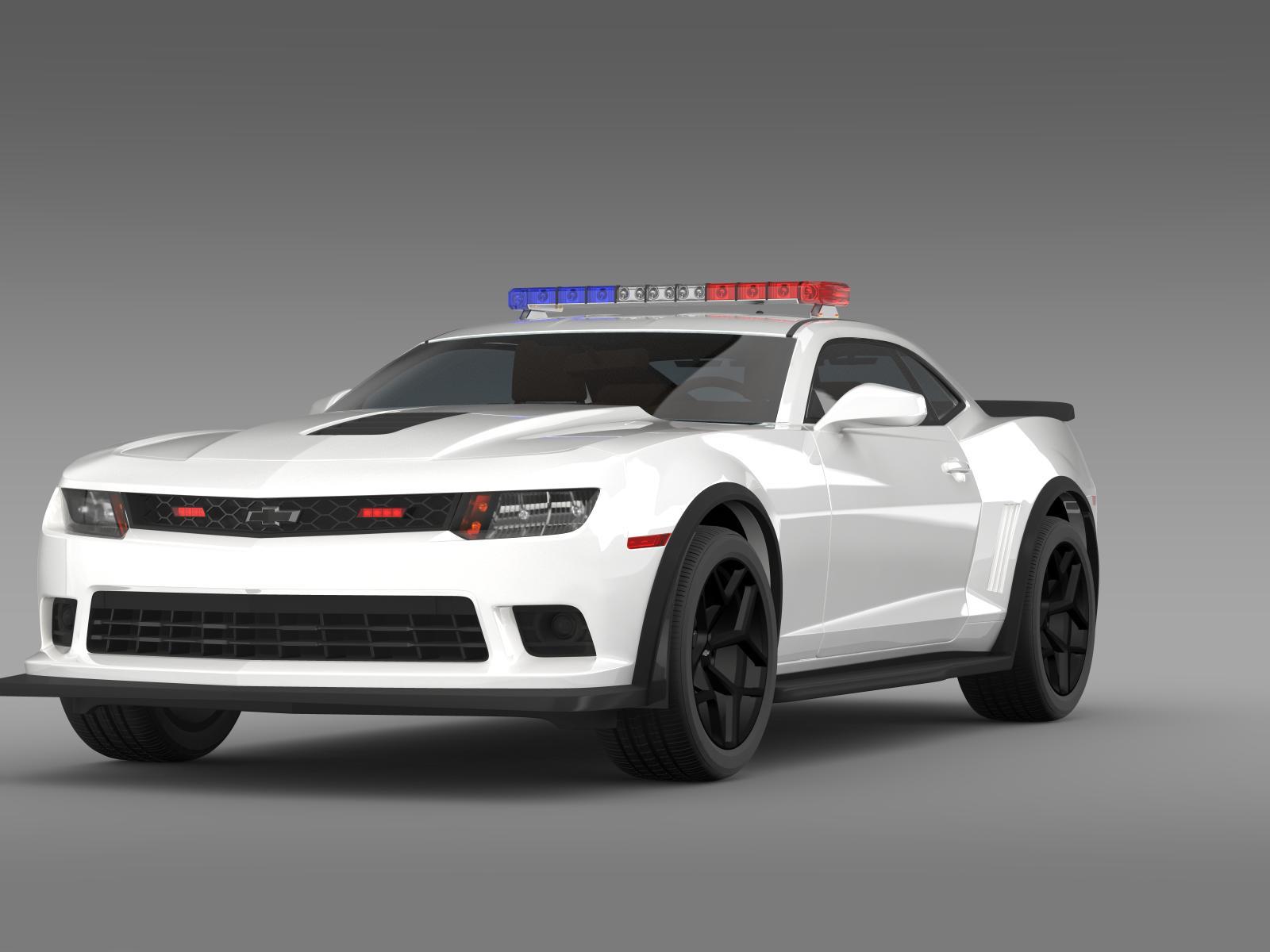 Chevrolet Camaro Z28 Police 2015 by creator_3d | 3DOcean